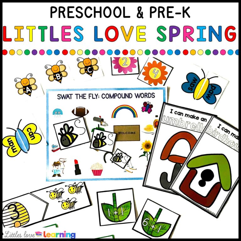 The BEST Spring Math & Literacy Activities for Preschool & PreK