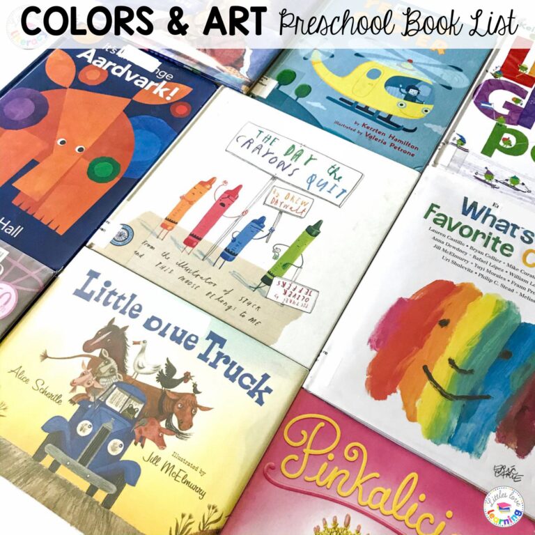 The BEST Color & Art Books for Preschool, Pre-K, & Kindergarten
