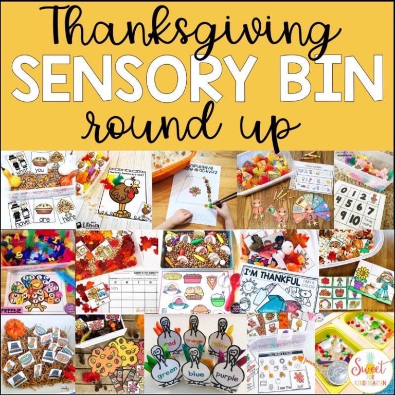 The EASIEST Thanksgiving Sensory Bin You'll Be Thankful For This Year!