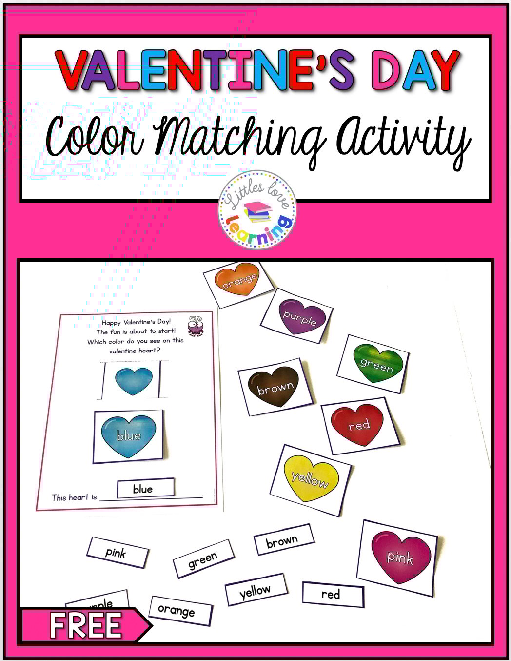 Fun & Festive Valentine's Day Sensory Bin Your Preschooelrs Will LOVE!