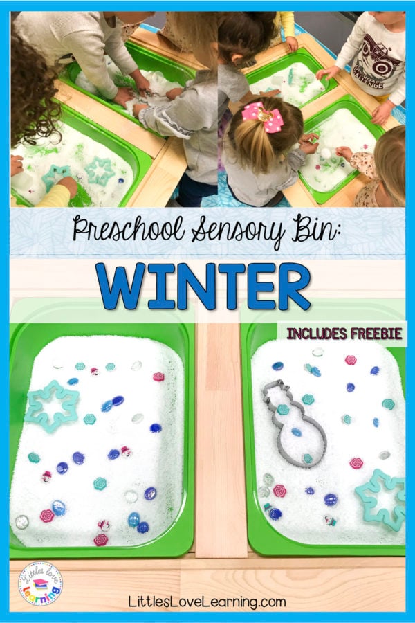 Ready in a Minute: Instant Snow Sensory Bin for Preschool