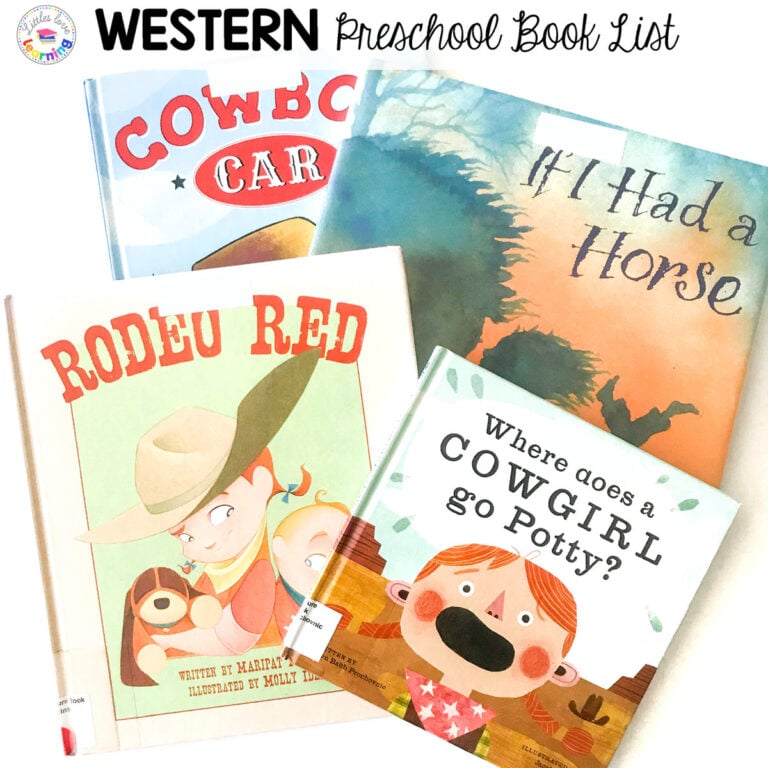 The BEST Preschool Rodeo Books for Your Western Theme!