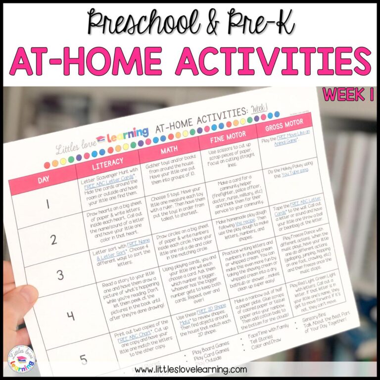 Easy At-Home Activities To Keep Your Preschooler Learning (Seriously!)