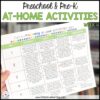 The BEST Low-Prep At-Home Activities for Preschool & Pre-K