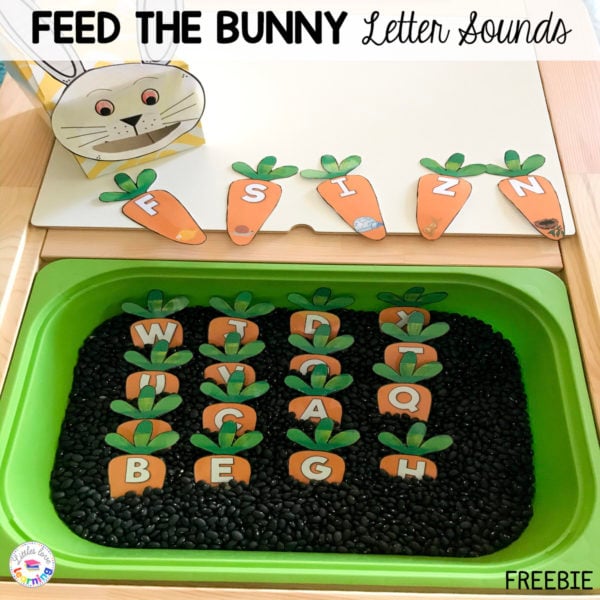 FREE Feed the Bunny Activity for Preschoolers (Perfect for Easter!)