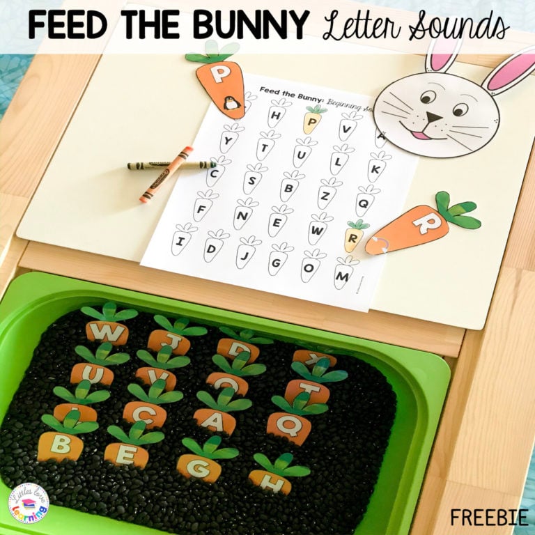 FREE Feed the Bunny Activity for Preschoolers (Perfect for Easter!)