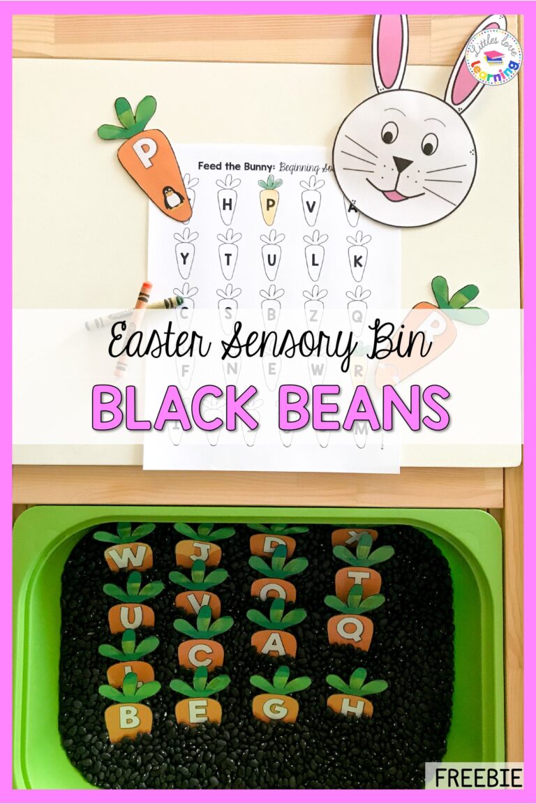 FREE Feed the Bunny Activity for Preschoolers (Perfect for Easter!)