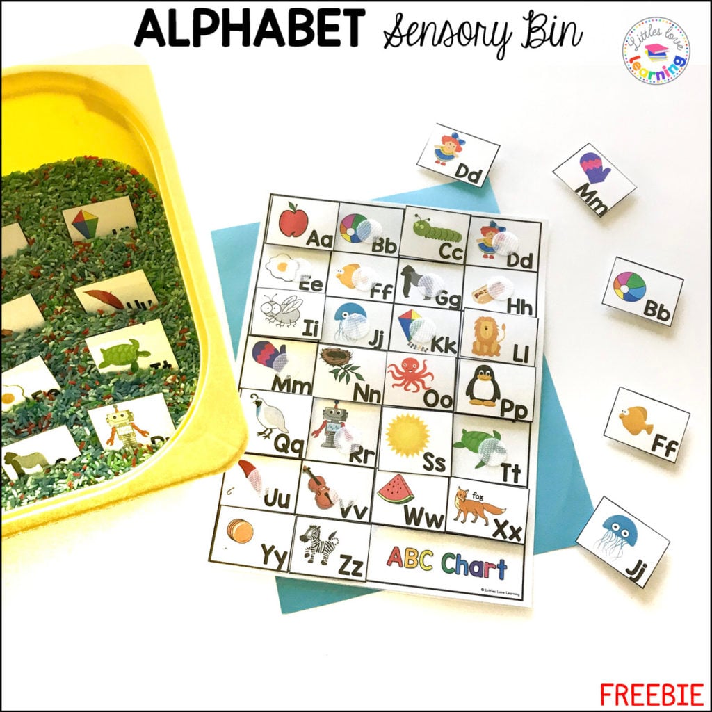 FREE Preschool & Kindergarten ABC Flashcards & Printable Chart