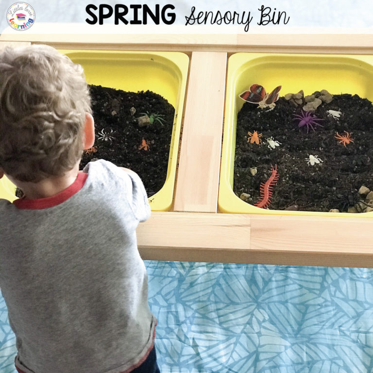 Fun, Hands-On Preschool Spring Sensory Bin (+Freebie)
