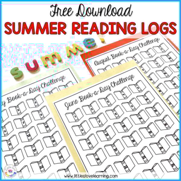 FREE Summer Reading Logs That Kids Will Actually Want To Use!