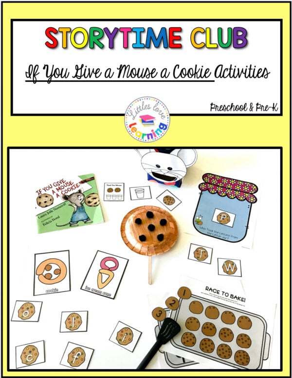 Hands-On & FUN Activities for If You Give a Mouse a Cookie for Preschool