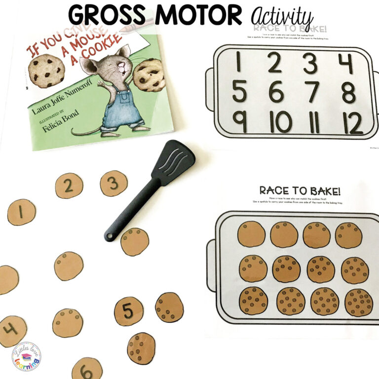 Hands-On & FUN Activities for If You Give a Mouse a Cookie for Preschool