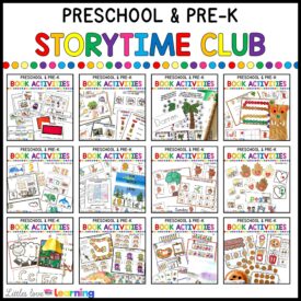 Storytime Book Club for Preschool, Pre-K, and Kindergarten