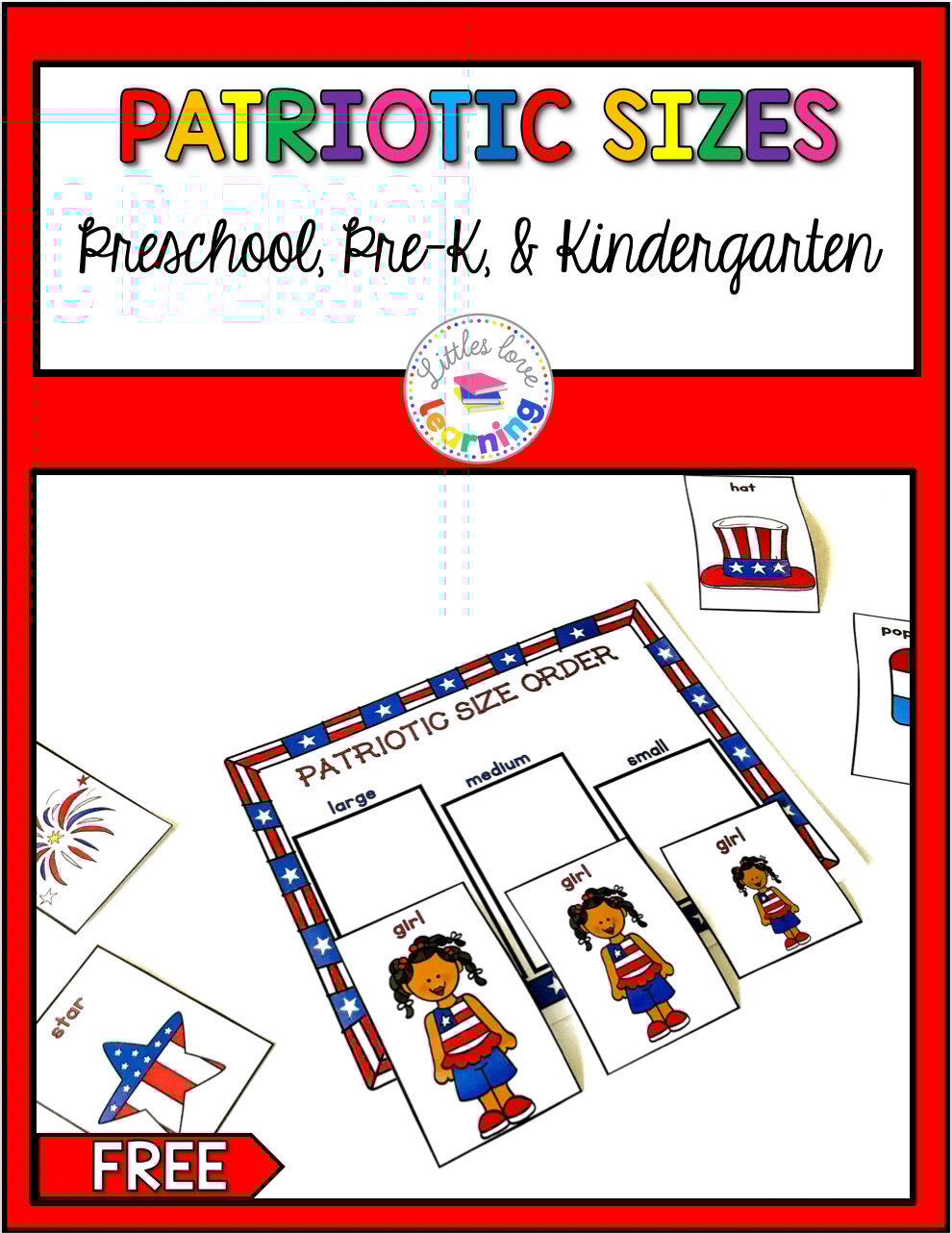 Easy & FUN 4th of July Sensory Bin for Preschool & Pre-K