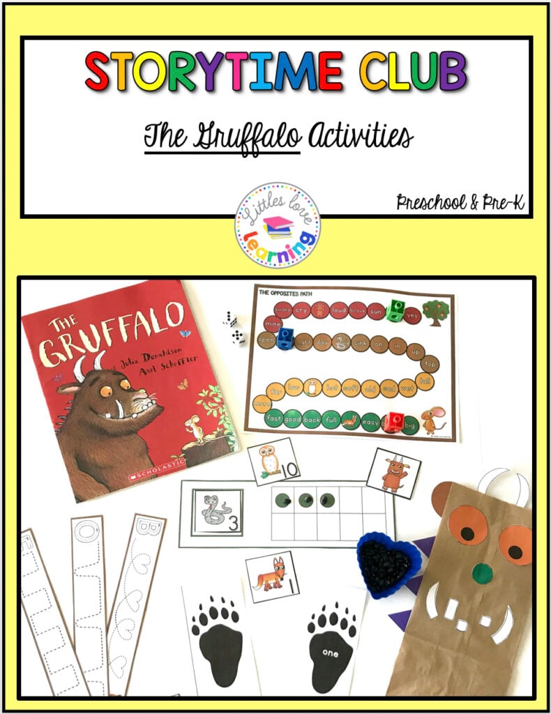 The MOST FUN Gruffalo Activities for Preschool and Pre-K