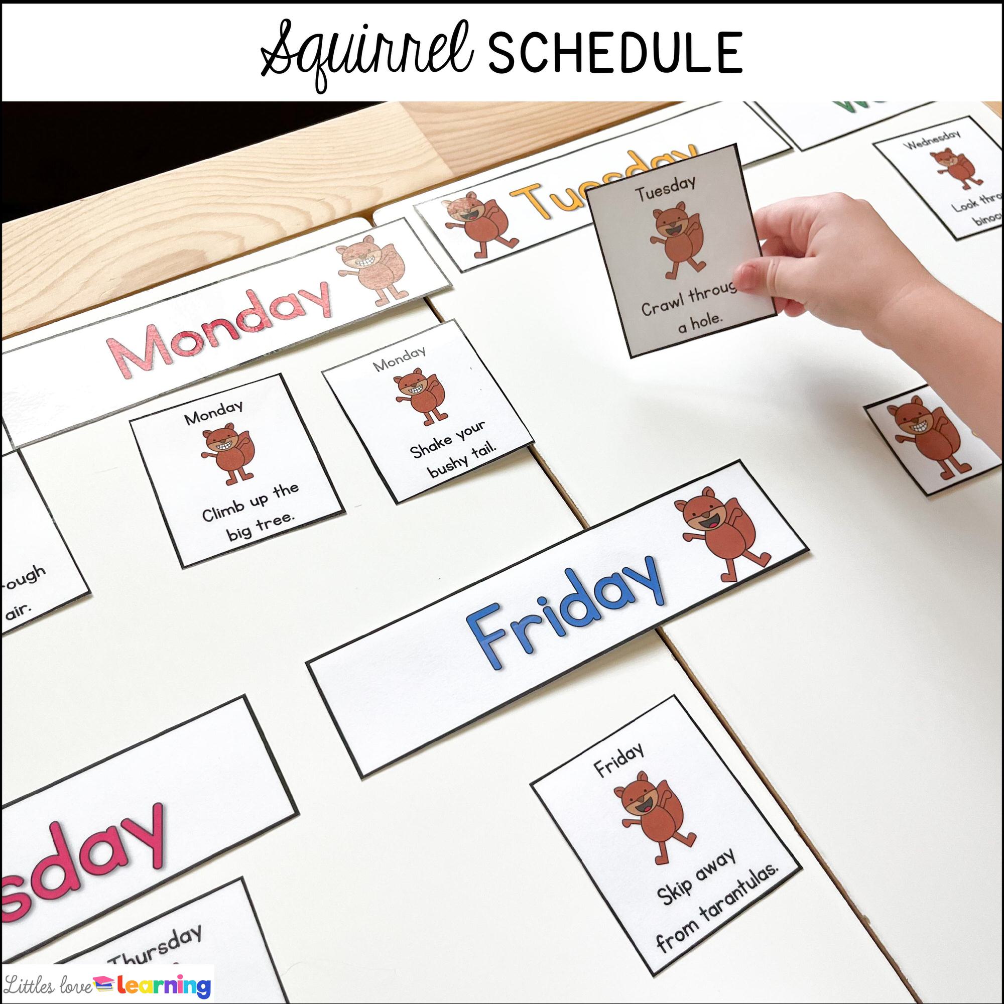 Fun Scaredy Squirrel Activities for Preschool, Pre-K, Kindergarten