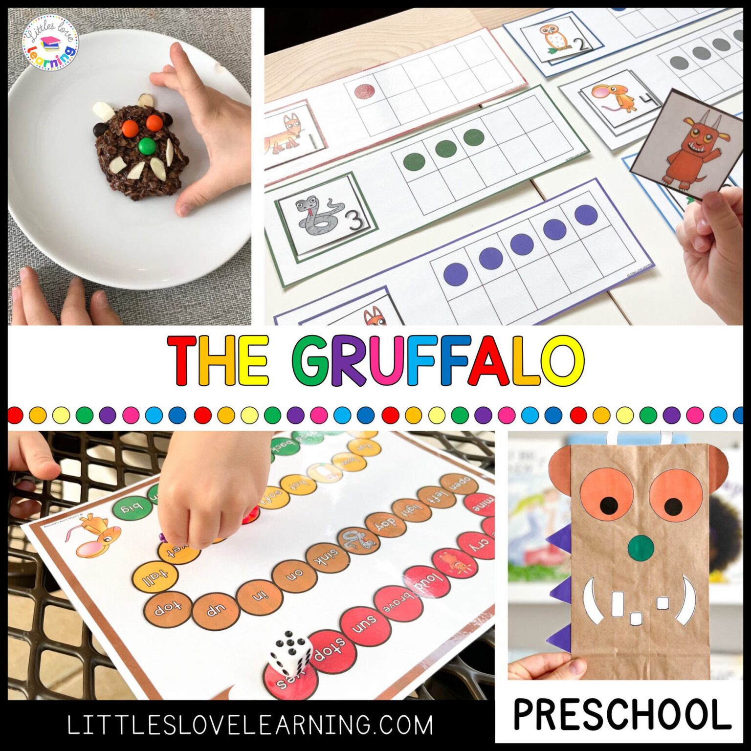 The BEST Gruffalo Activities for Preschool, Pre-K, Kindergarten