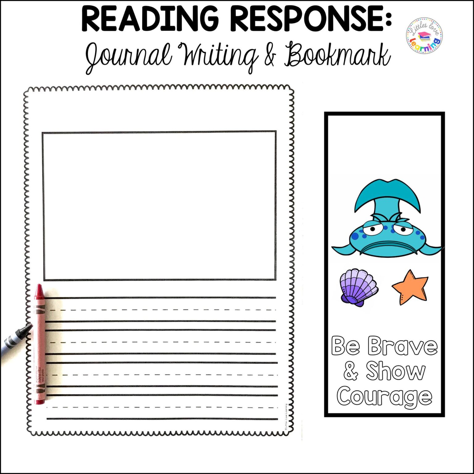 Pout Pout Fish (Ocean Theme) for Preschool, Pre-K, Kindergarten