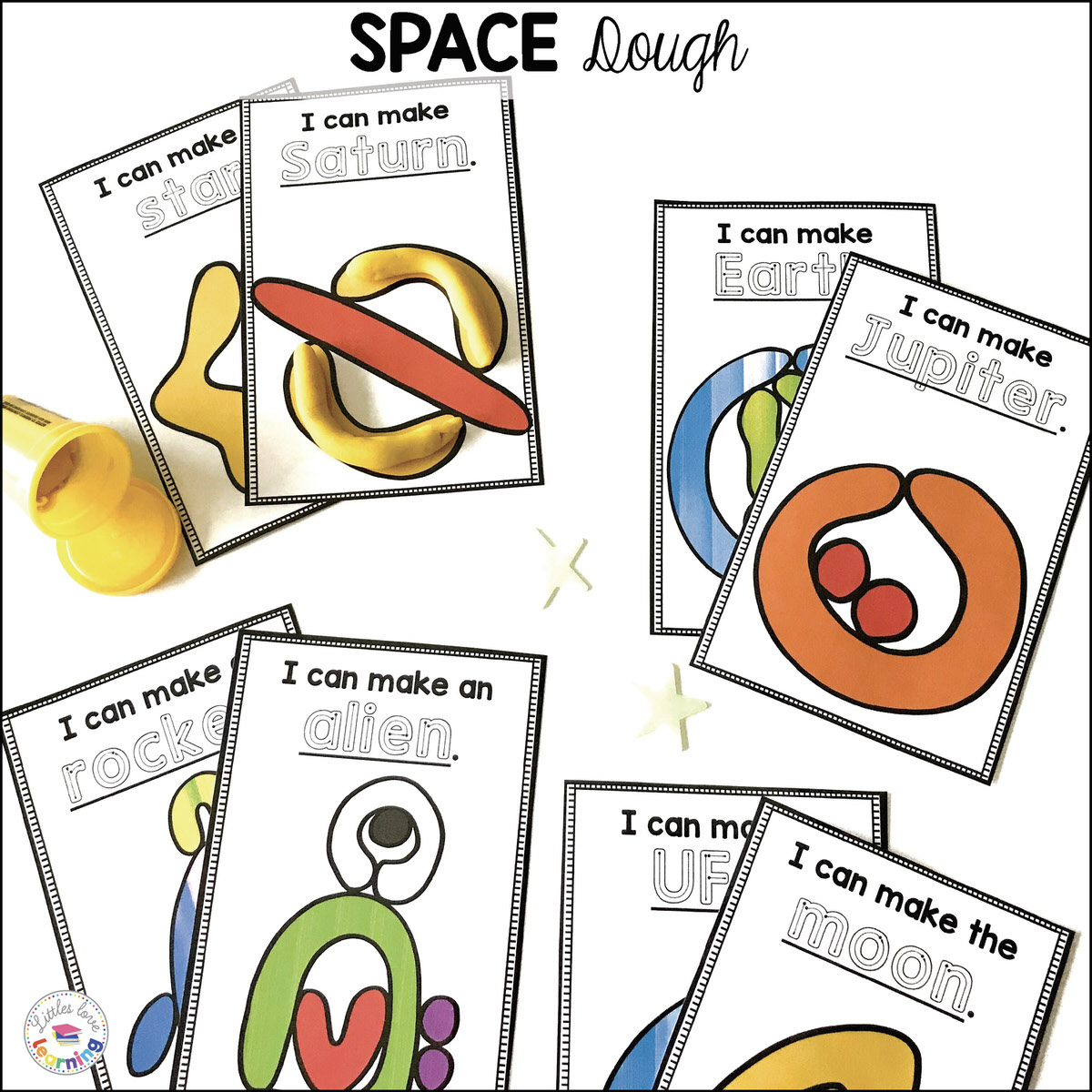 Way Out In Space Preschool Activity Pack (Math & Literacy Printables)