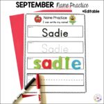 Printable Learning Binder for September (Preschool & Pre-K)
