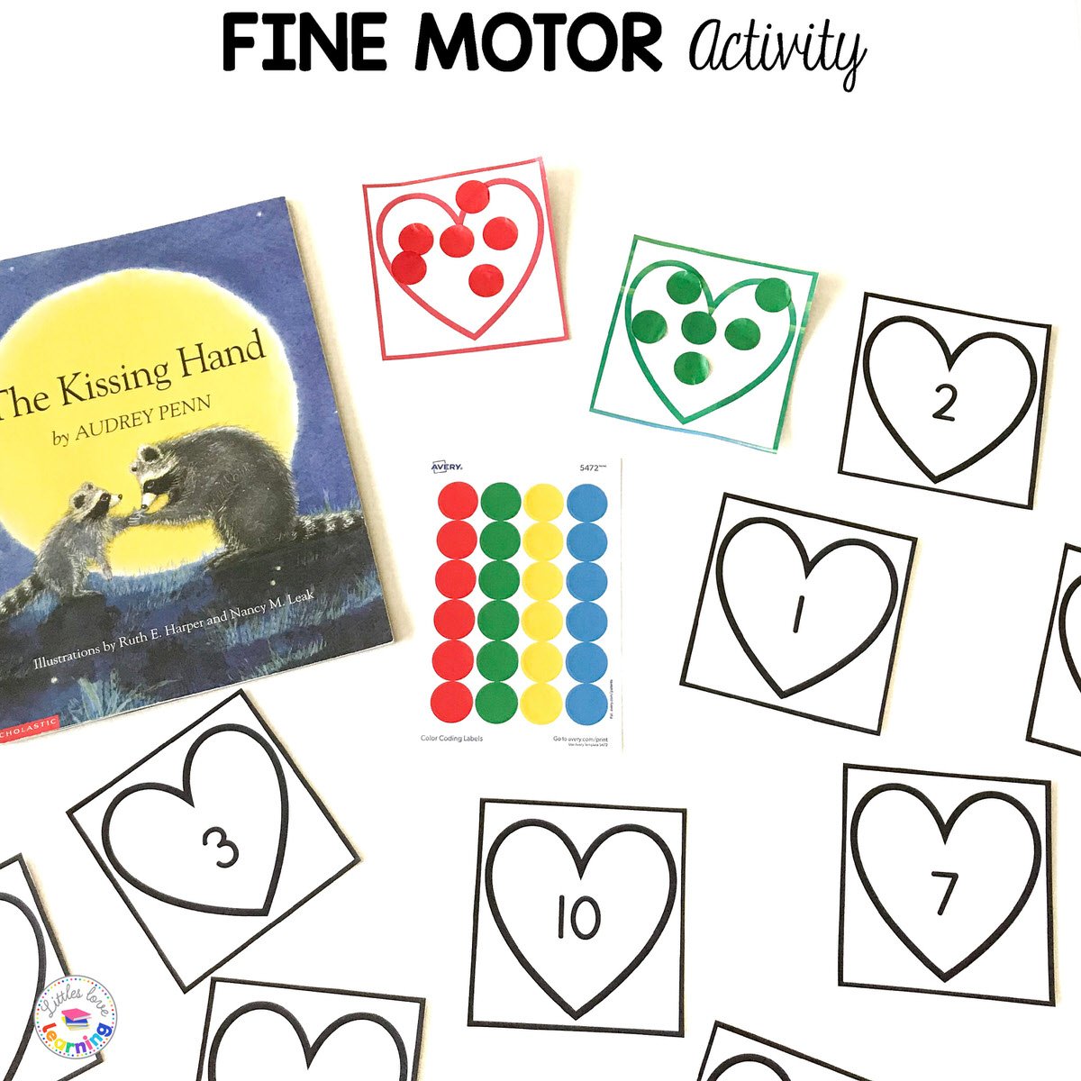 The SWEETEST Kissing Hand Activities for Preschool and Pre-K