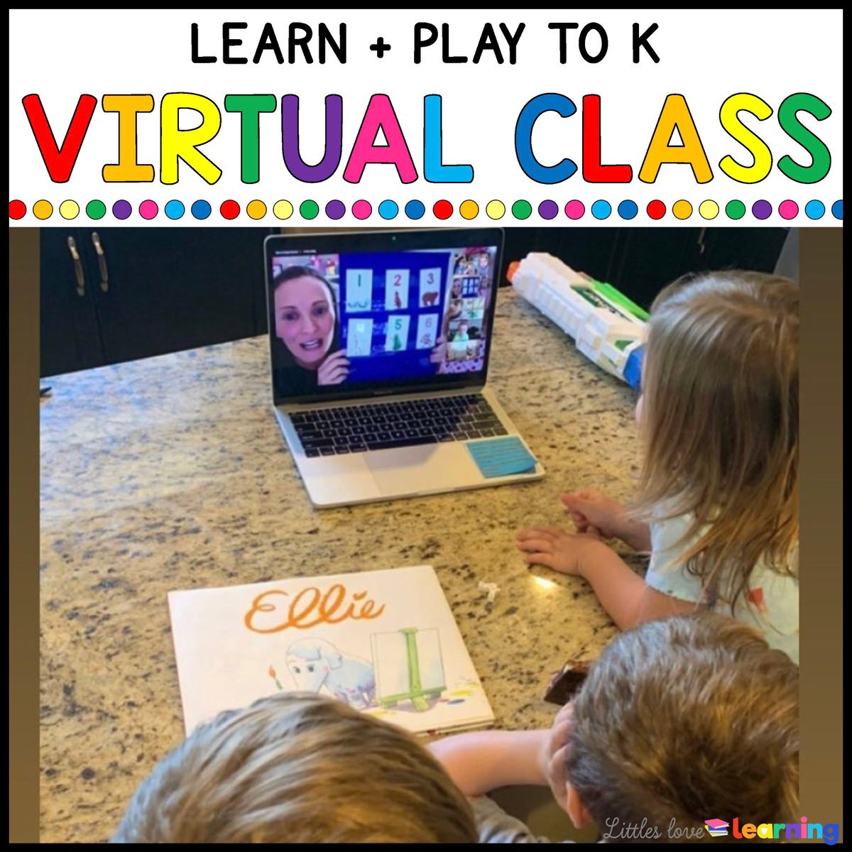 Learn and Play to K Virtual Preschool Classes (Ages 3, 4, and 5)