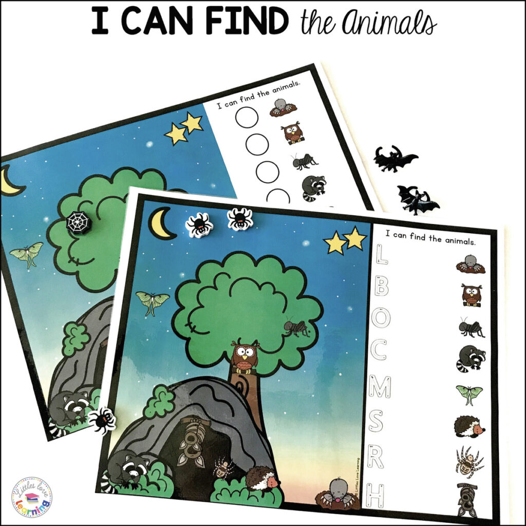 The BEST Nocturnal Animals Activity Pack (Math & Literacy Printables)