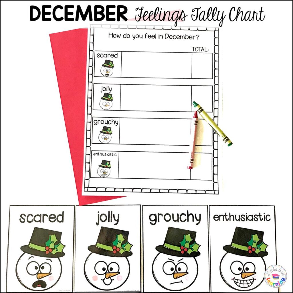 Printable Learning Binder for December (Preschool & Pre-K)