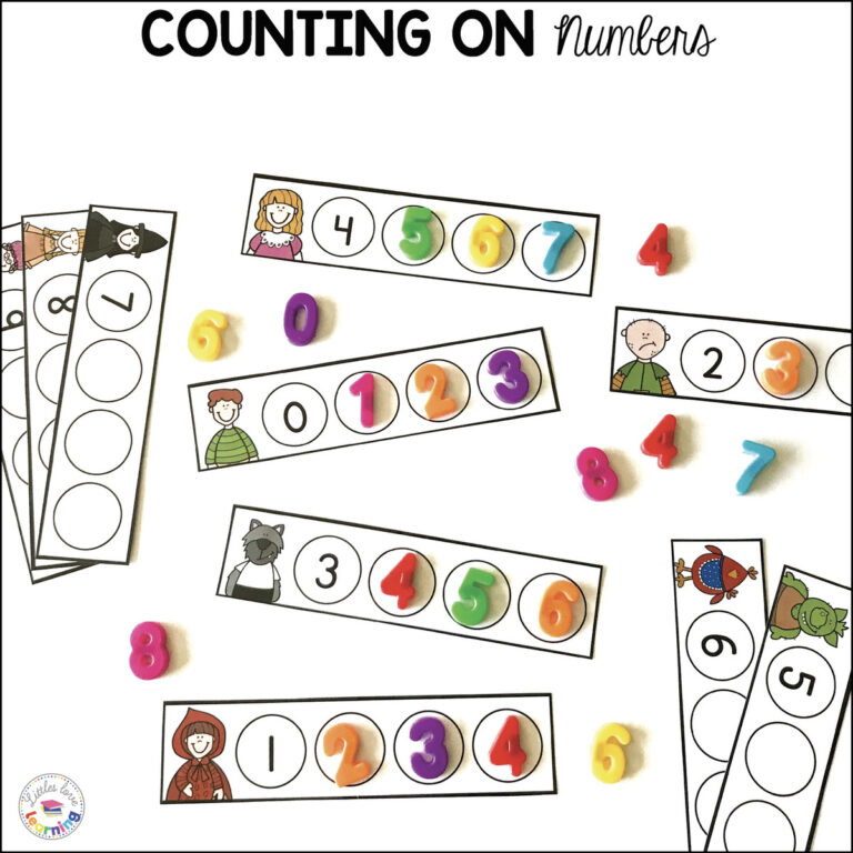 Magical Fairy Tale Activities for Preschool Math & Literacy Printables