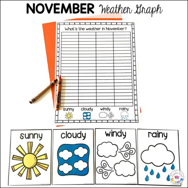 Printable Learning Binder for November (Preschool & Pre-K)