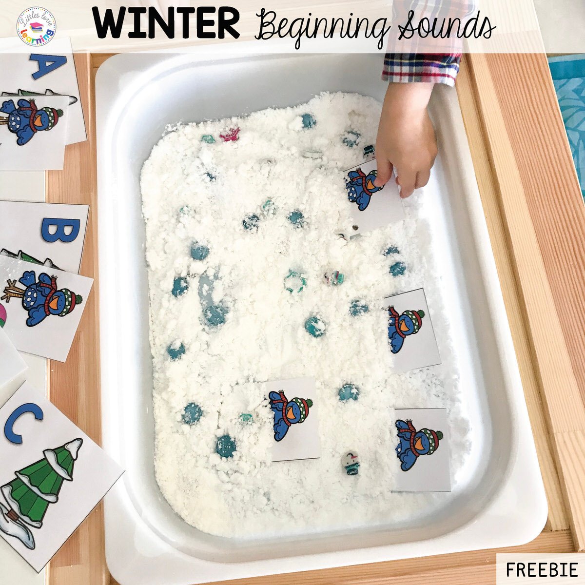 4 FREE Must-Have Winter Printables for Preschool (Math & Literacy)