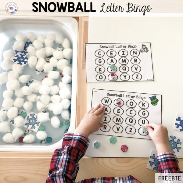 4 FREE Must-Have Winter Printables for Preschool (Math & Literacy)