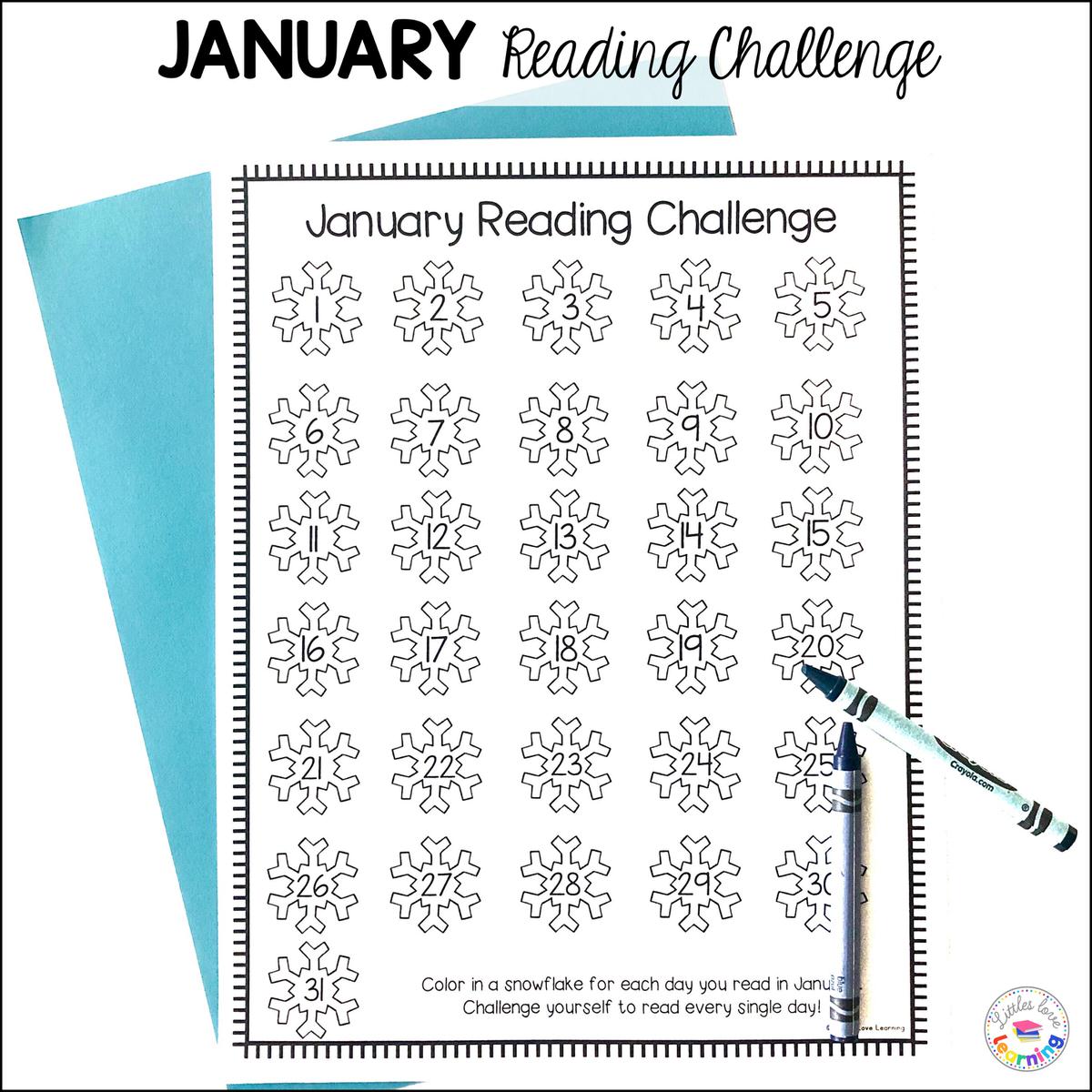 Printable Learning Binder for January (Preschool & Pre-K)