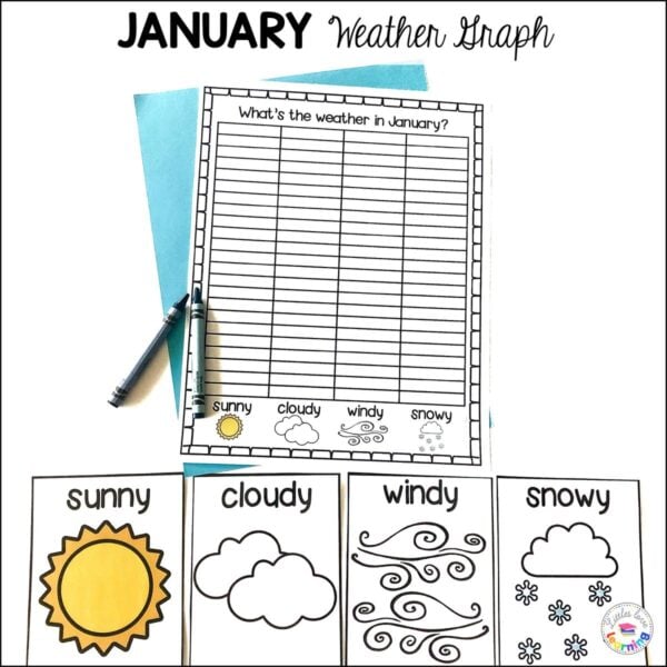 Printable Learning Binder for January (Preschool & Pre-K)