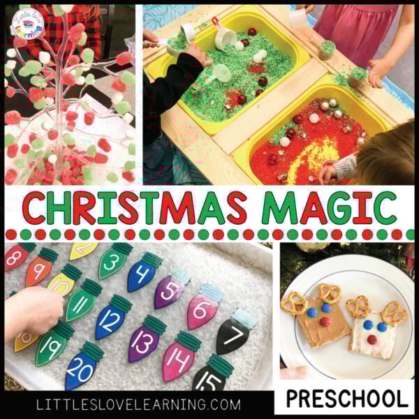 20+ Magical Preschool Christmas Activities (Includes Freebies!)