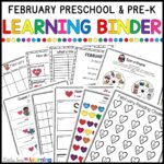 Yearlong Preschool Learning Binder Bundle for Circle Time