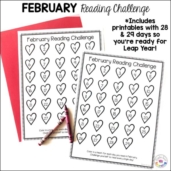 Printable Learning Pages for February (Preschool & Pre-K)