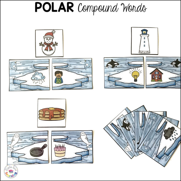 The MOST FUN Polar Habitats Activity Pack Math/Literacy Printables