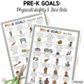 FREE Printable Pre-K Goals for Preschool Parents & Teachers