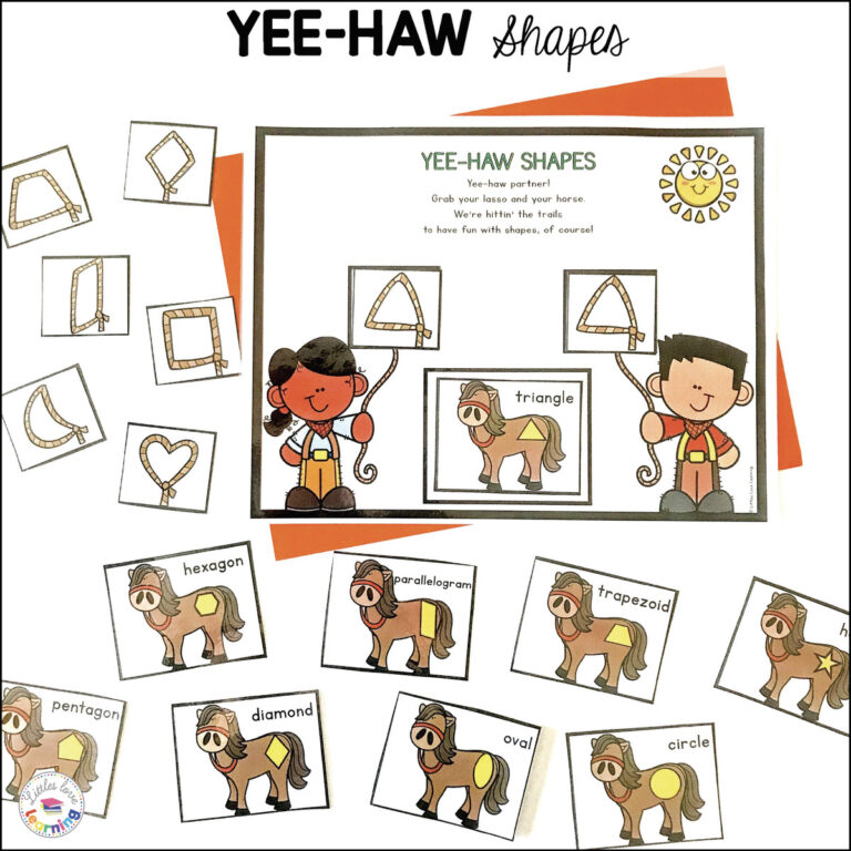 Yee-Haw! Way Out West Activity Pack (Math & Literacy Printables)