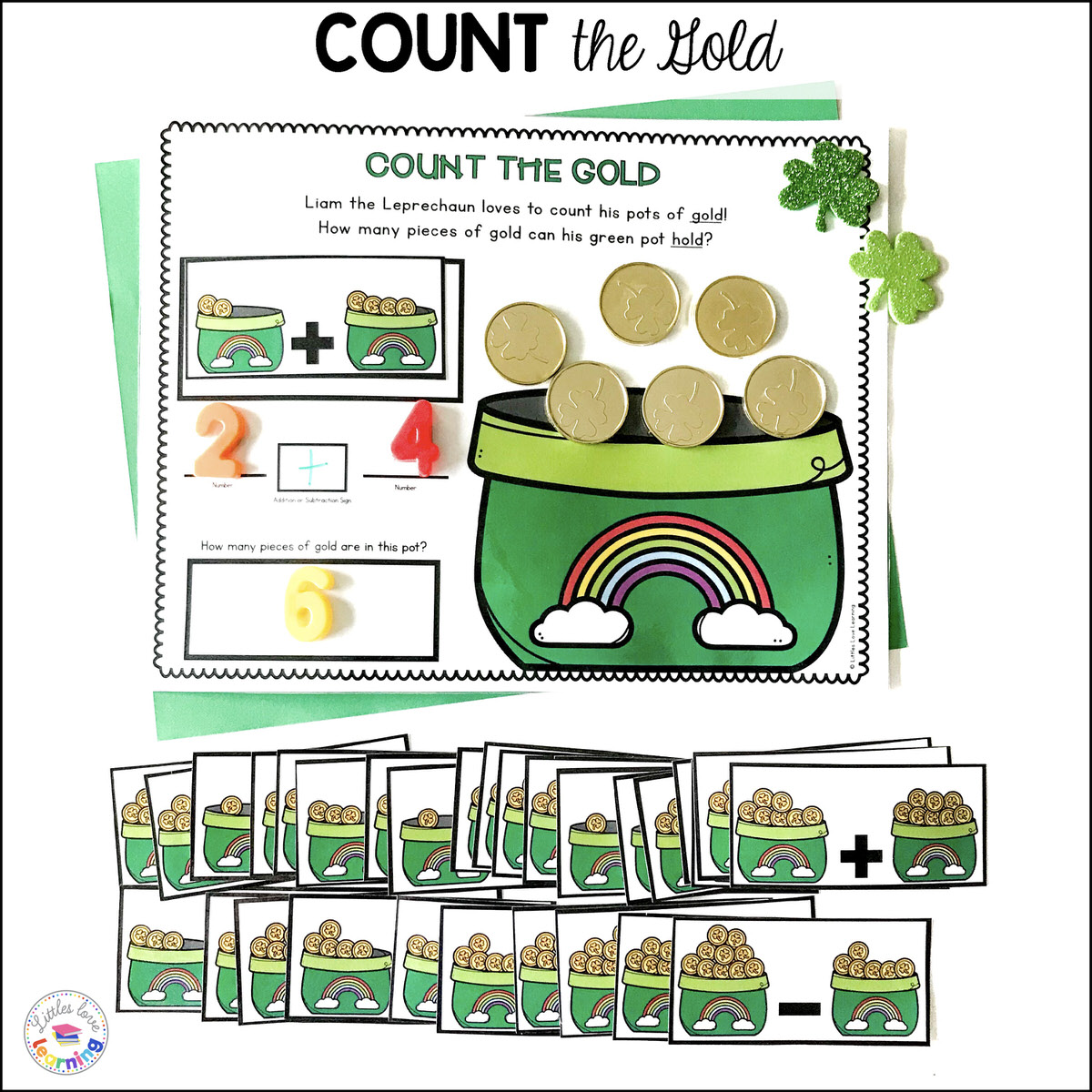 The LUCKIEST St. Patrick's Day Preschool Printables (Math & Literacy)