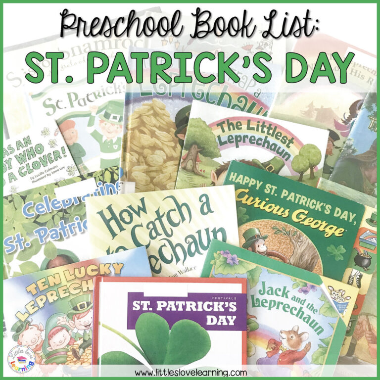The LUCKIEST St. Patrick's Day Books for Preschool and Pre-K