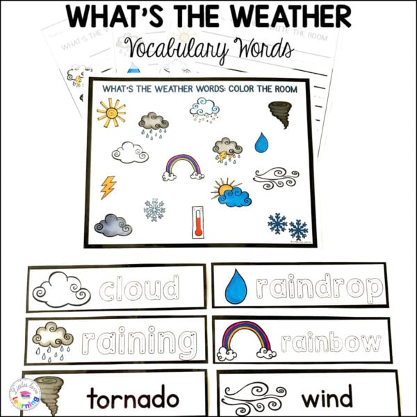What's the Weather? Preschool & Pre-K Math & Literacy Printables