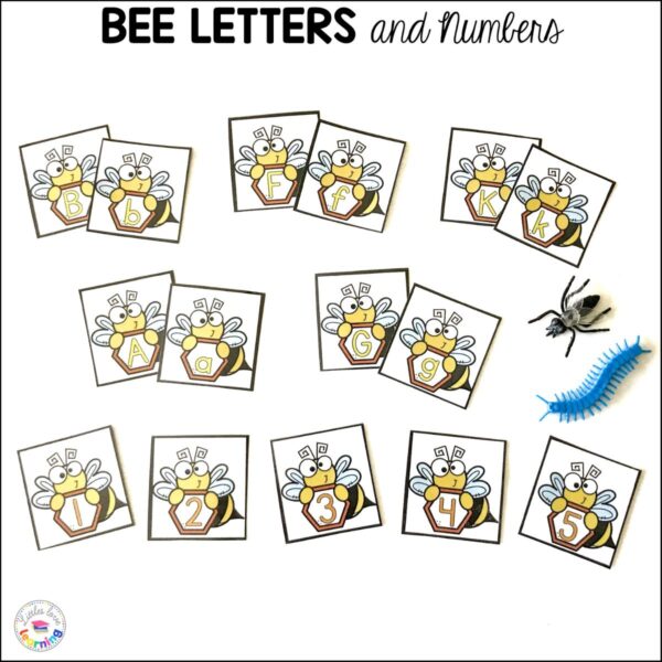 Busy Bugs & Insects Preschool & Pre-K Math & Literacy Printables