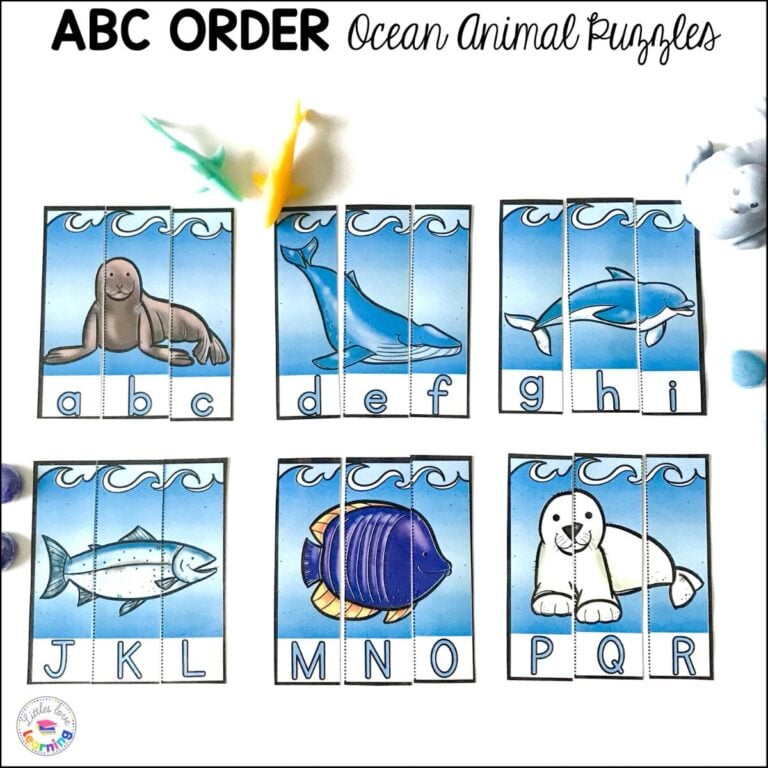 Under the Sea Preschool & Pre-K Math & Literacy Printables