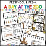 WILD Zoo Animal Preschool & Pre-K Math & Literacy Printables