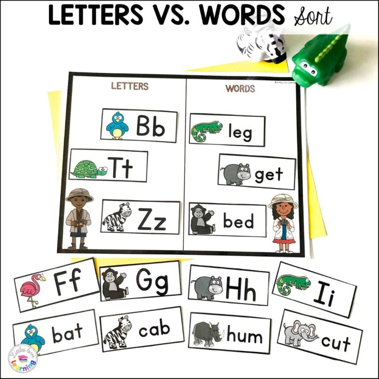 WILD Zoo Animal Preschool & Pre-K Math & Literacy Printables