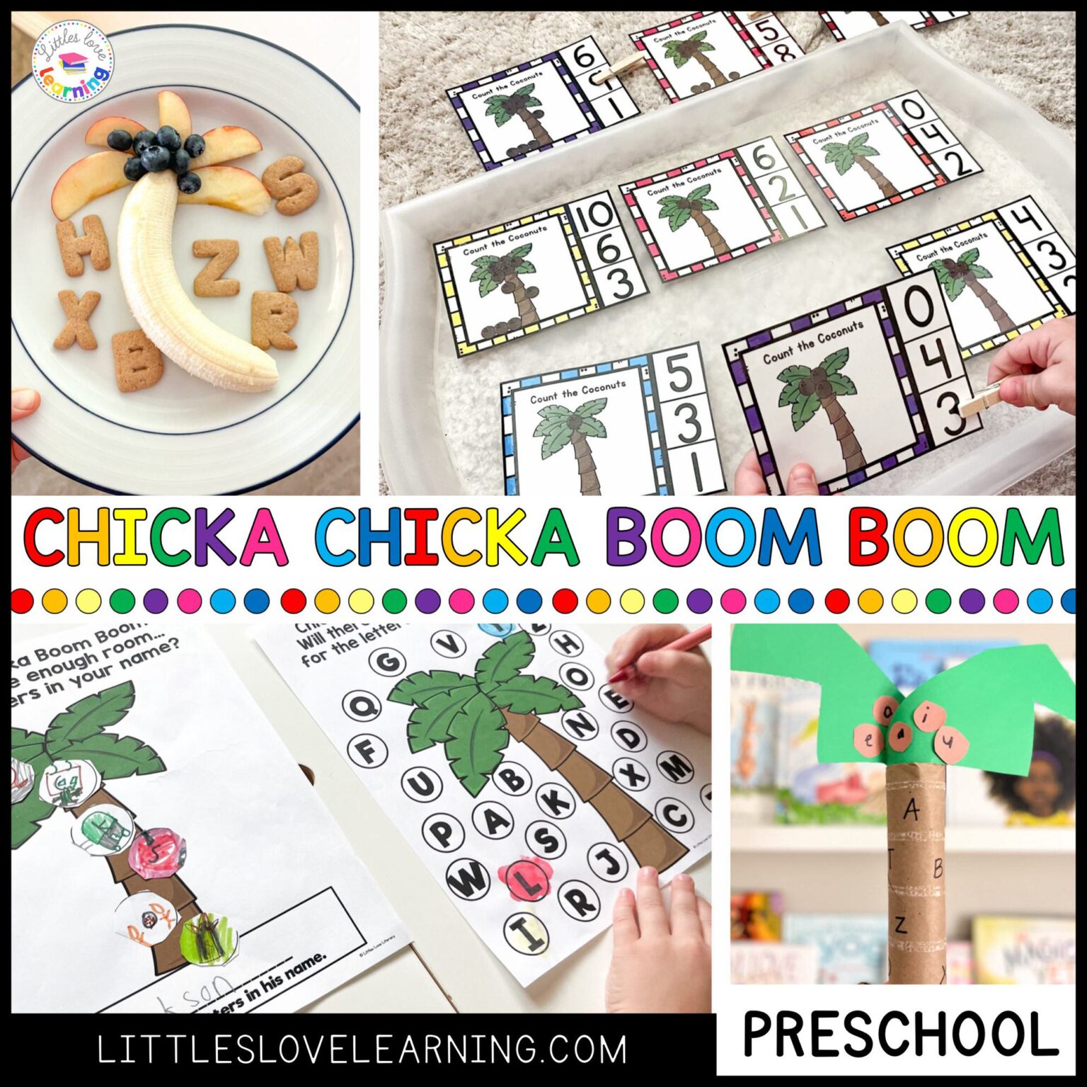 Chicka Chicka Boom Boom Activities: Preschool, PreK, Kindergarten