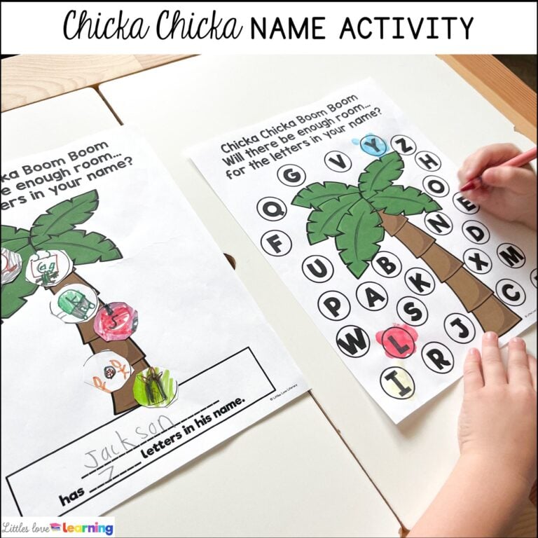 Chicka Chicka Boom Boom Activities: Preschool, PreK, Kindergarten