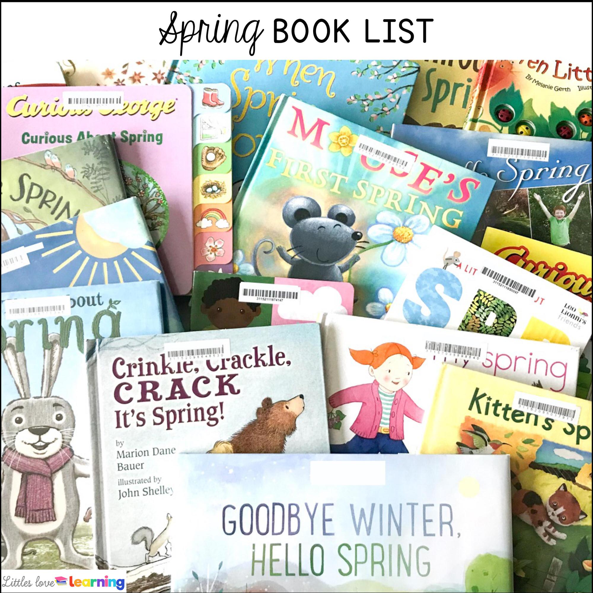 Math & Literacy Spring Preschool Activities